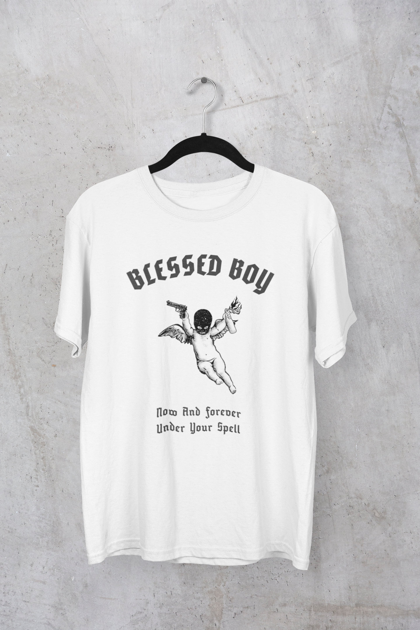 Blessed Boy, Baby Angel Shirt, Soft Grunge Shirt, Goth Tee, Cherub ...