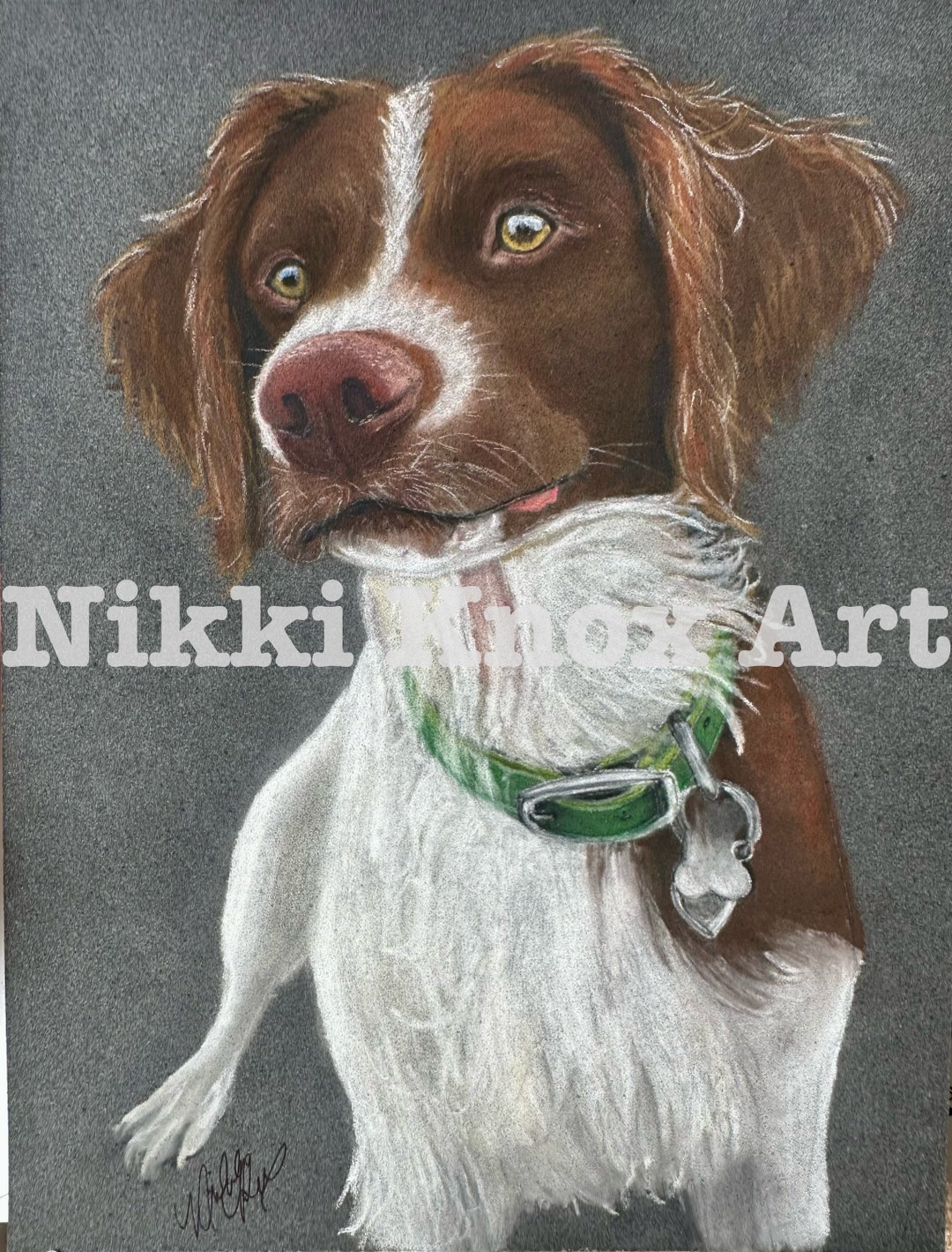 Custom Hand-drawn Pastel Pet Portrait - Etsy