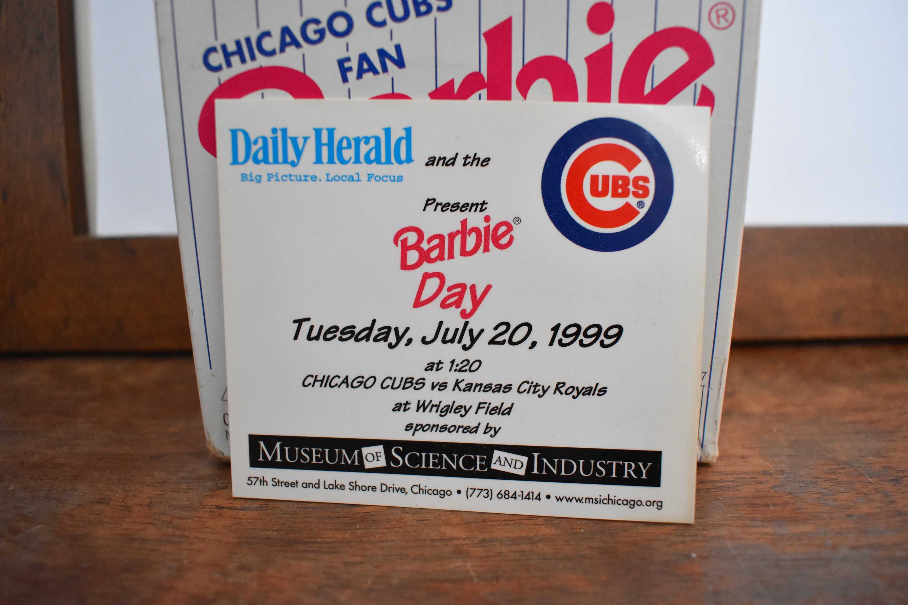 Chicago Cubs Fan Barbie - Special Edition 1999 - Complete With ...