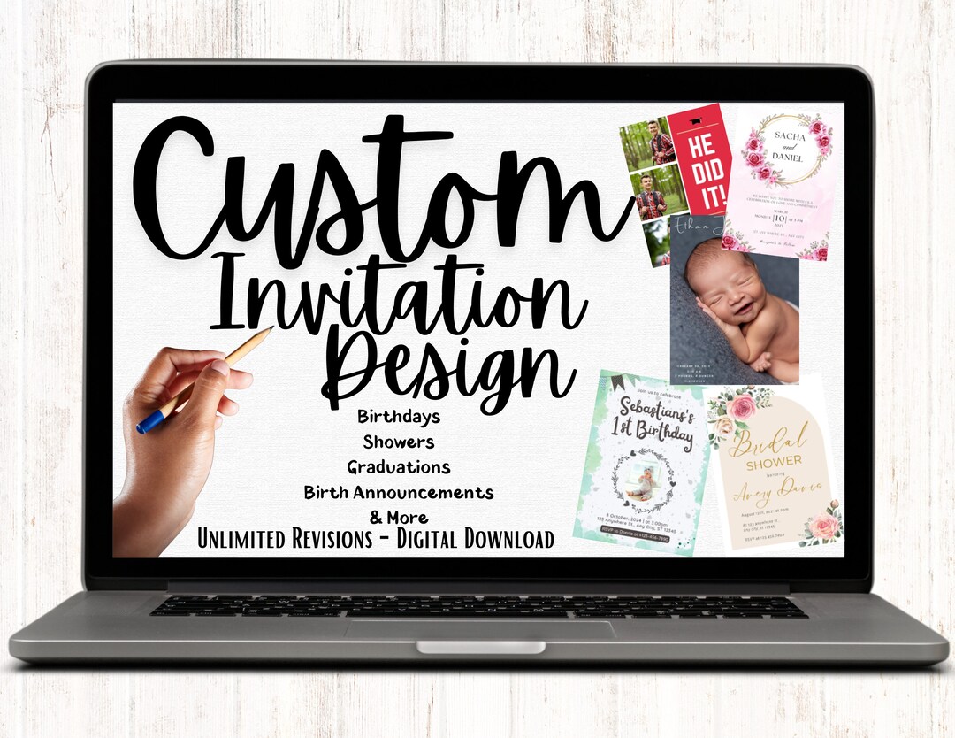 Custom Order Invitation for ANY Occasion - Etsy
