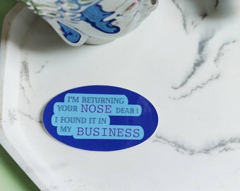 Funny Nose Stickers - Etsy UK