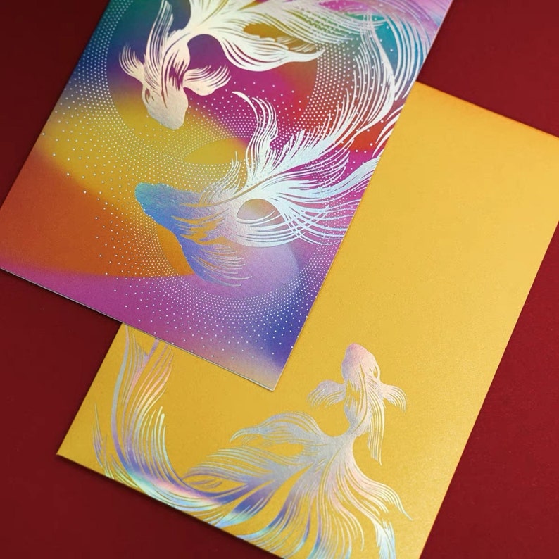 Pop up 3D Christmas Cards, Metallic Foil Greeting Cards, New Year Card ...