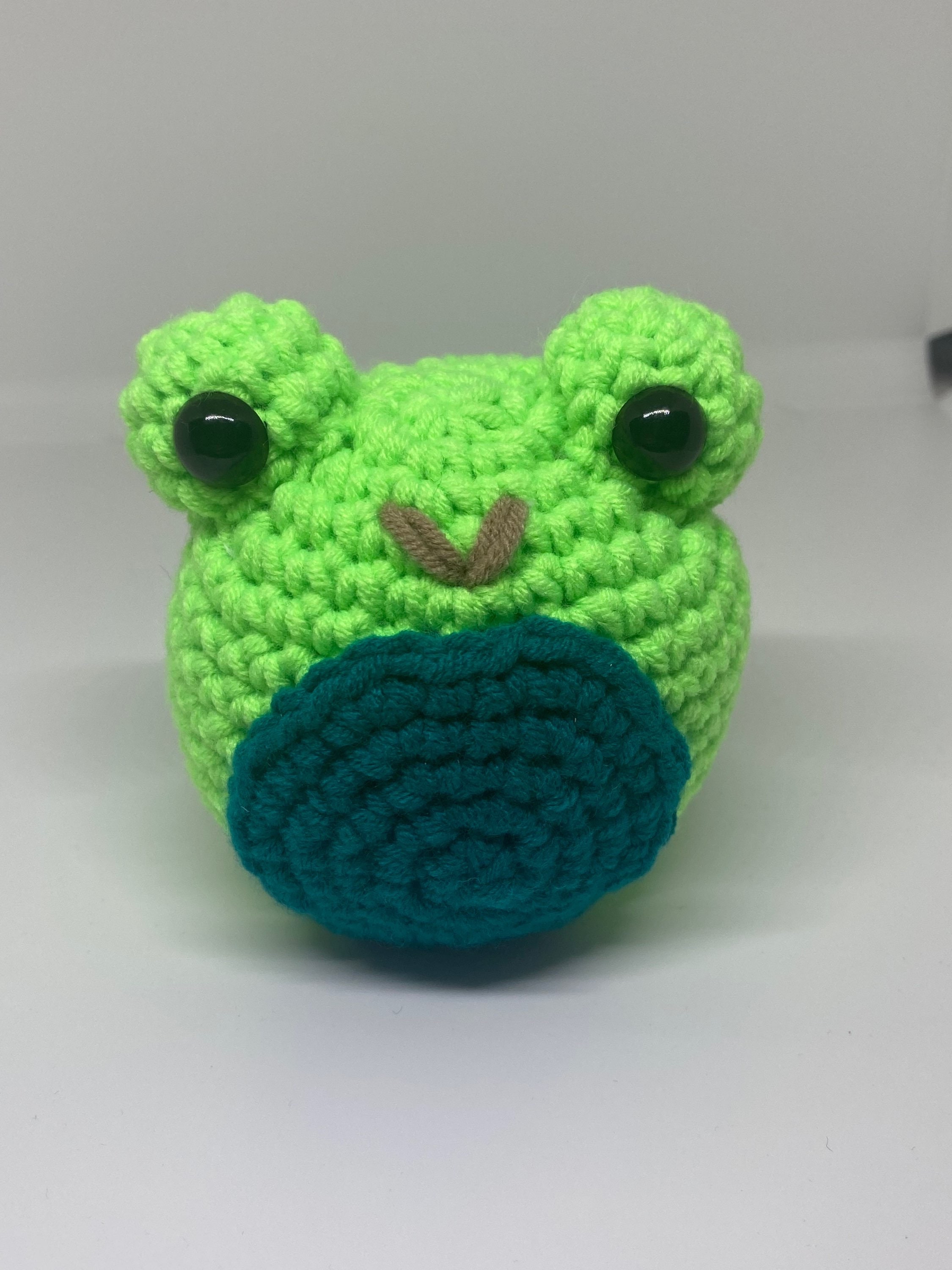 Crochet Frog Plush Toy - Etsy