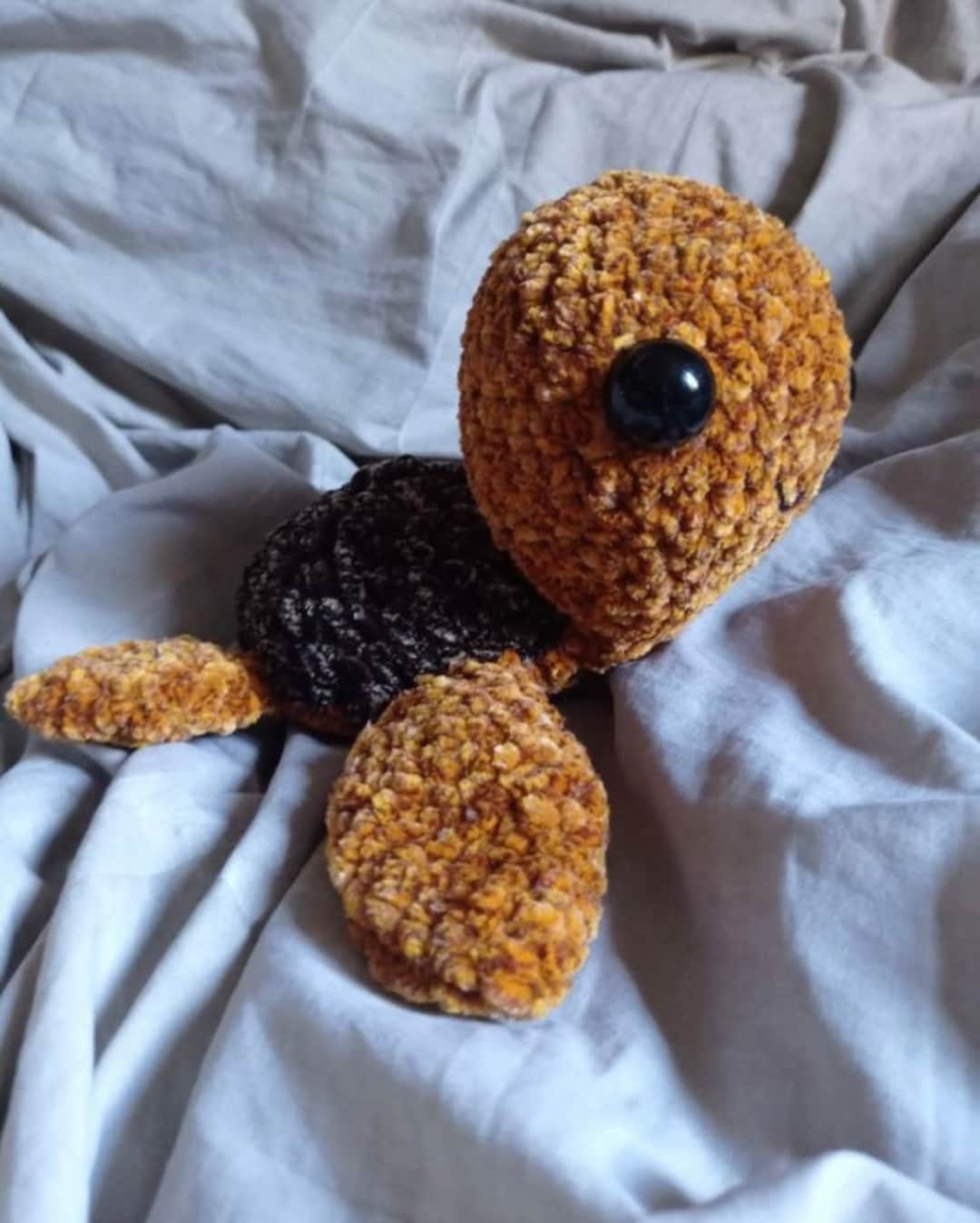 Chenille Wool Turtle Plush Toy - Etsy