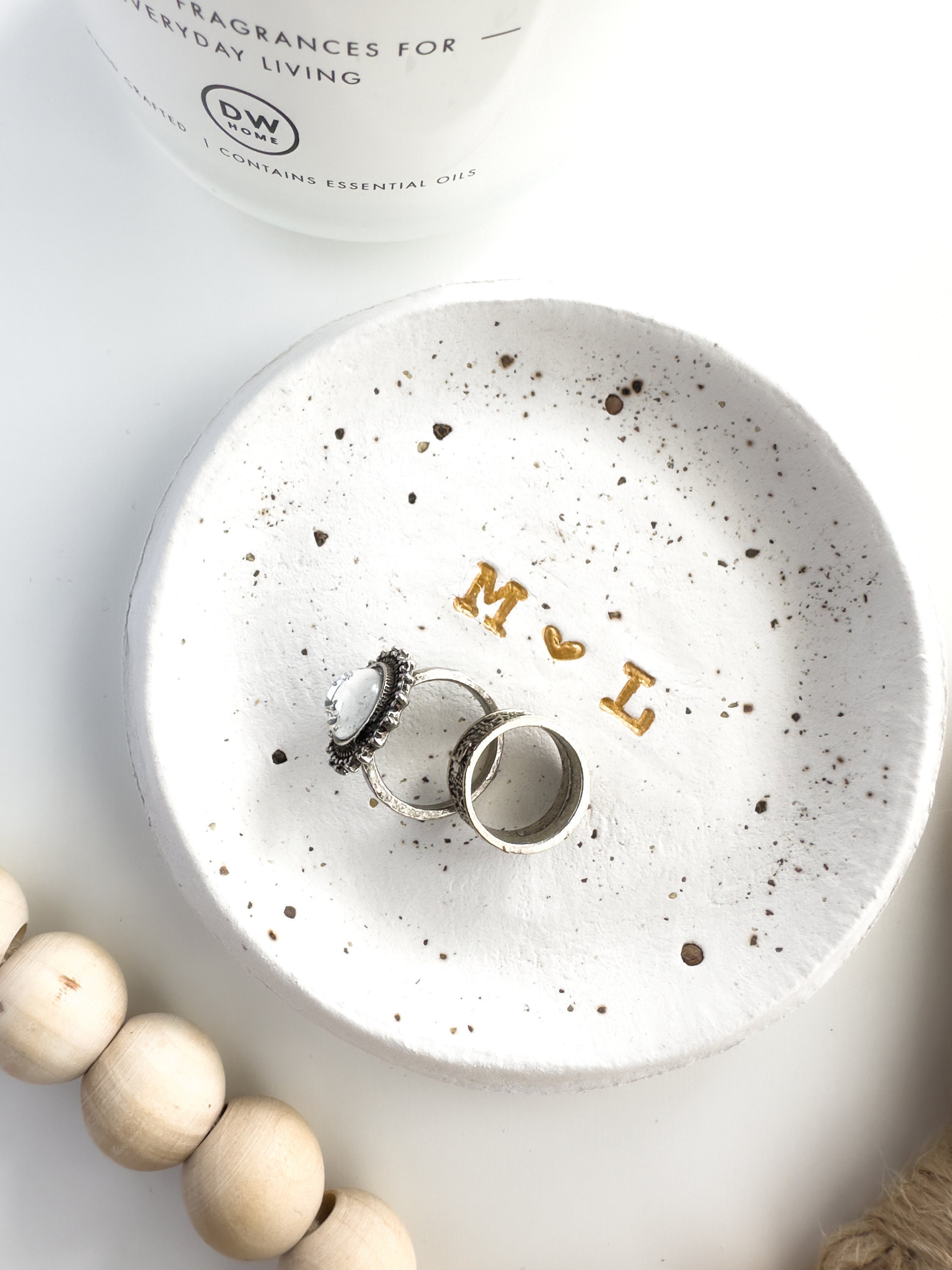 Engagement Gift / Couple Ring Dish / Personalised Ring Dish / - Etsy ...