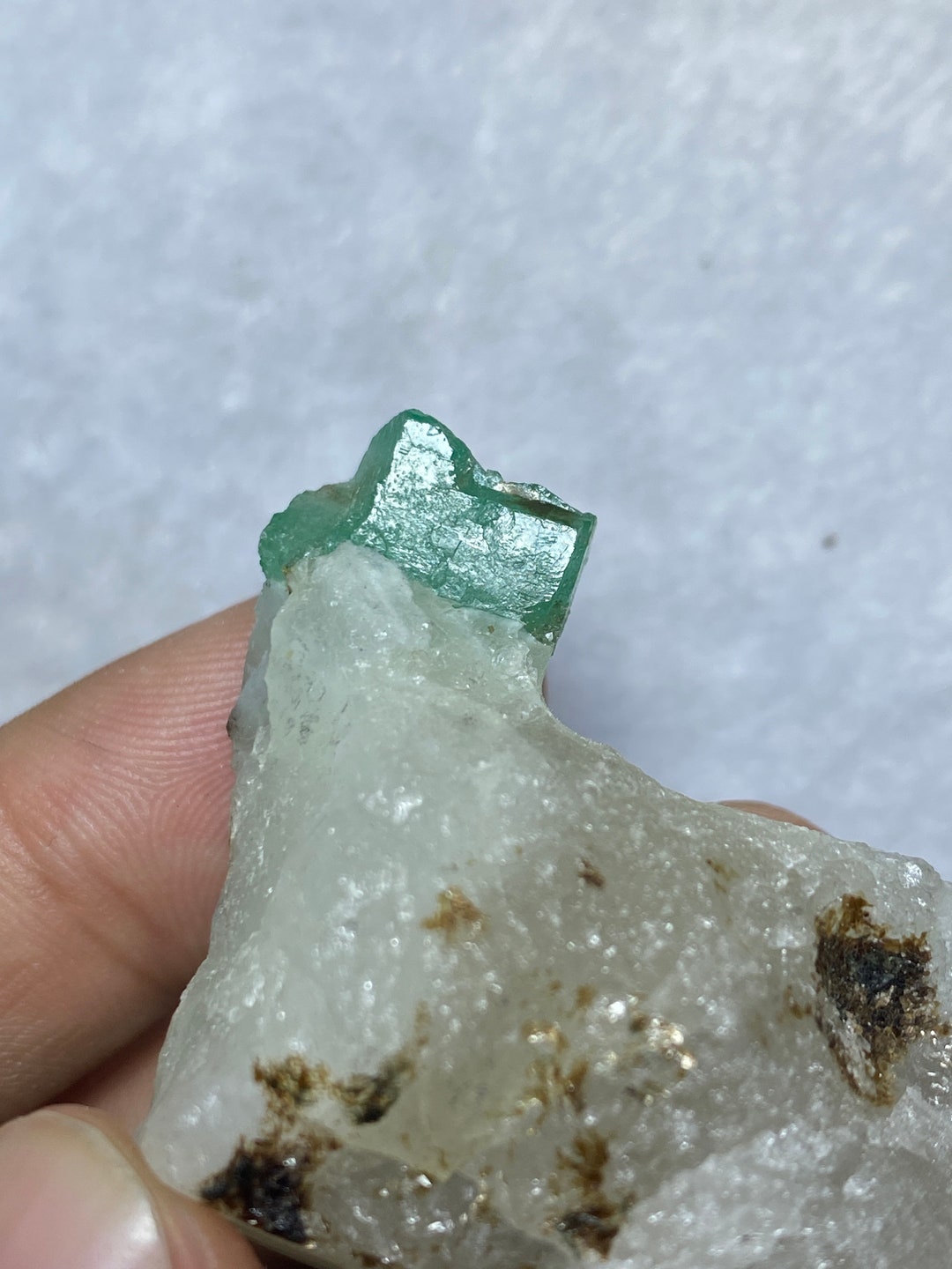 Beautiful Emerald Specimen From Chitral, Pakistan: Weight 34.50g ...