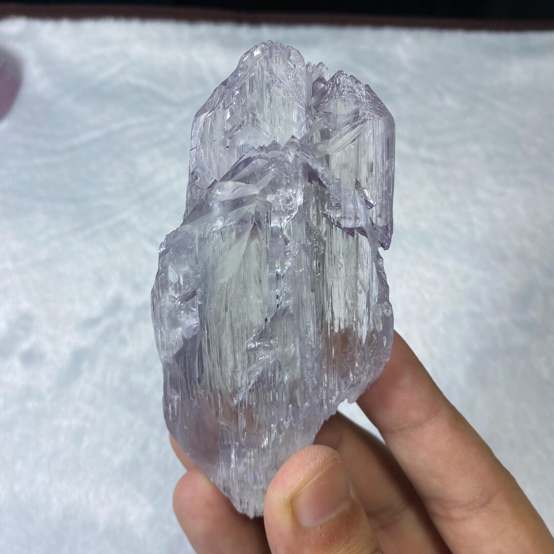 Natural Kunzite Crystal, Double Terminated Kunzite, Kunzite With ...
