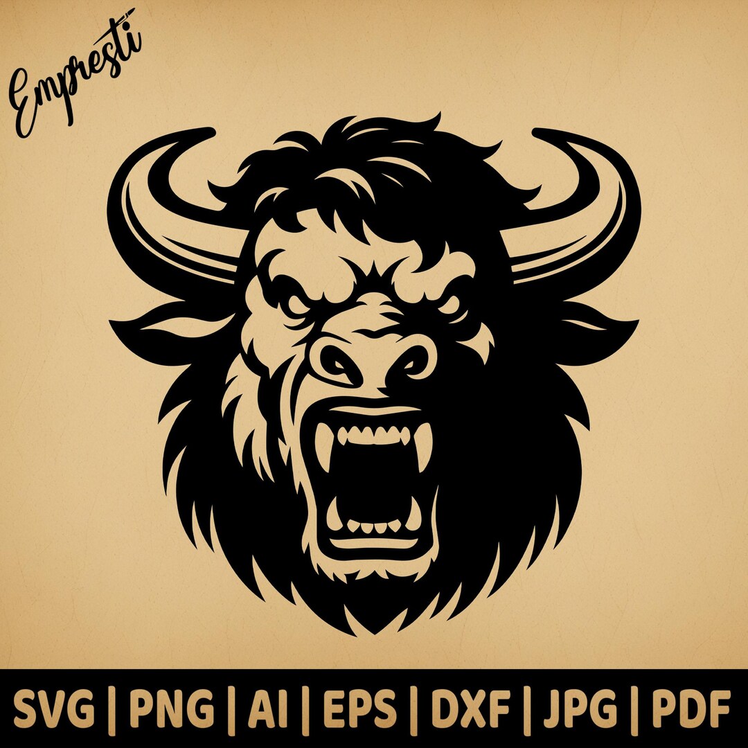Minotaur Head Fantasy | Commercial Use Vector Graphic | Svg, Png, Dxf ...