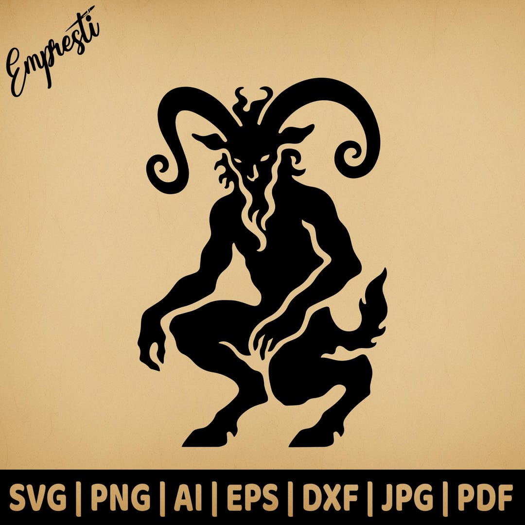 Satyr Goatman Pan Mythical Creature | Commercial Use Vector Graphic ...