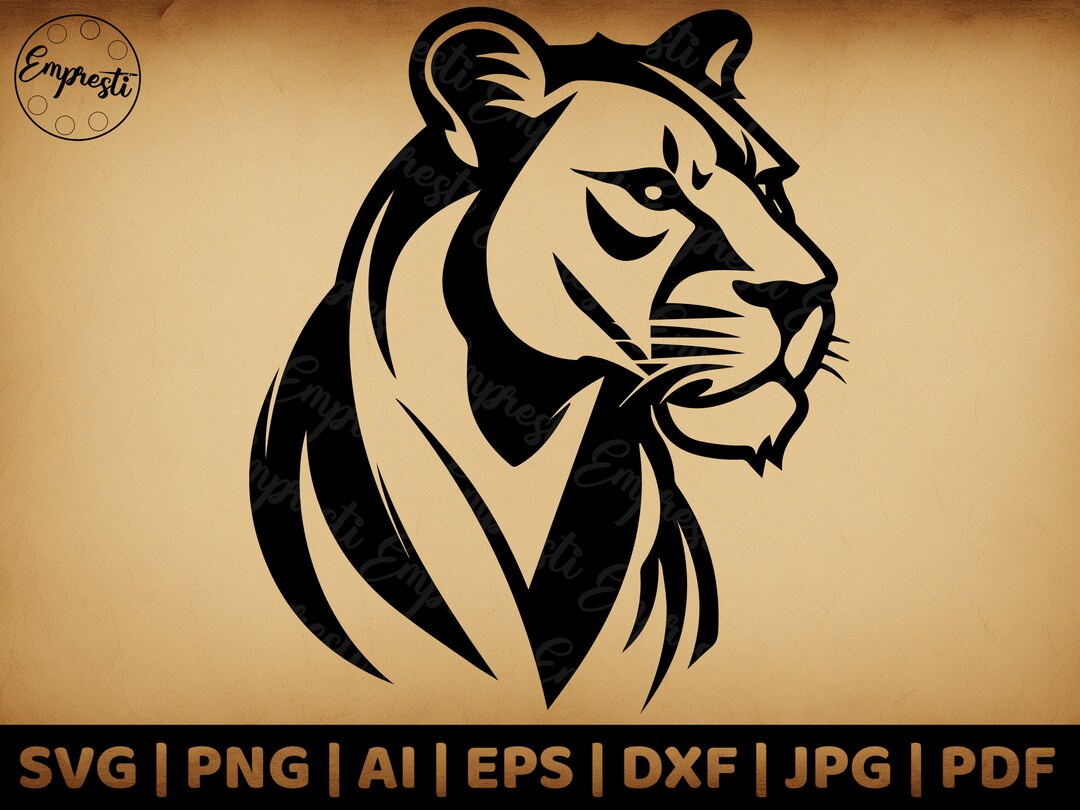 Lioness Svg, Lion T Shirt Design Svg, Safari Clipart, African Animal ...