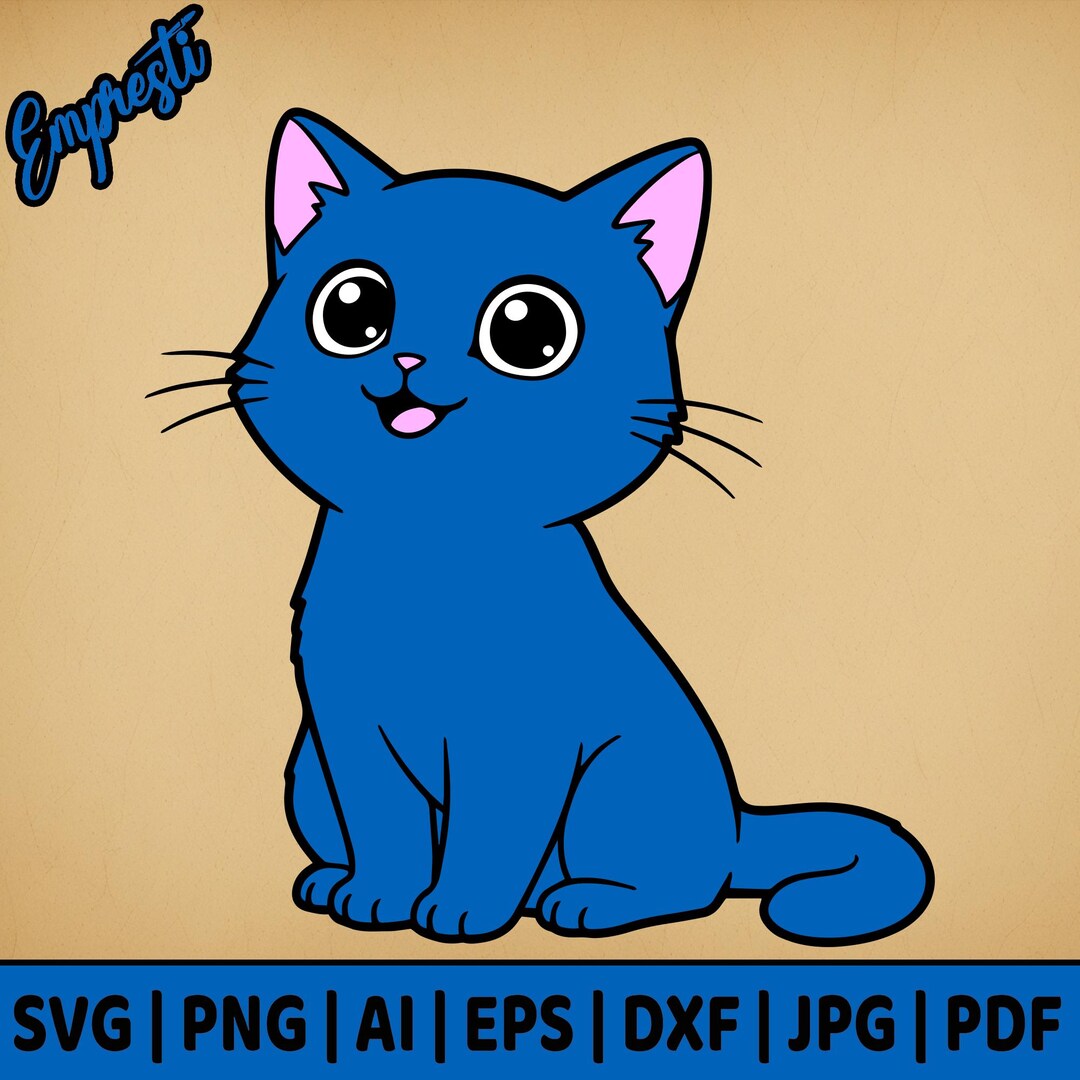 Layered Cat SVG and Line Art | Commercial Use | Svg, Png, Dxf, Eps, Pdf ...
