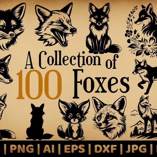 White Fox Logo Svg - Etsy UK