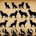 100 Wolves Bundle Commercial Use Wolf Vector Graphics Svg - Etsy