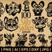 100 Silly Safari Bundle | Commercial Use Vector Graphics | Svg, Png ...