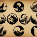 100 Wolves Bundle Commercial Use Wolf Vector Graphics Svg - Etsy