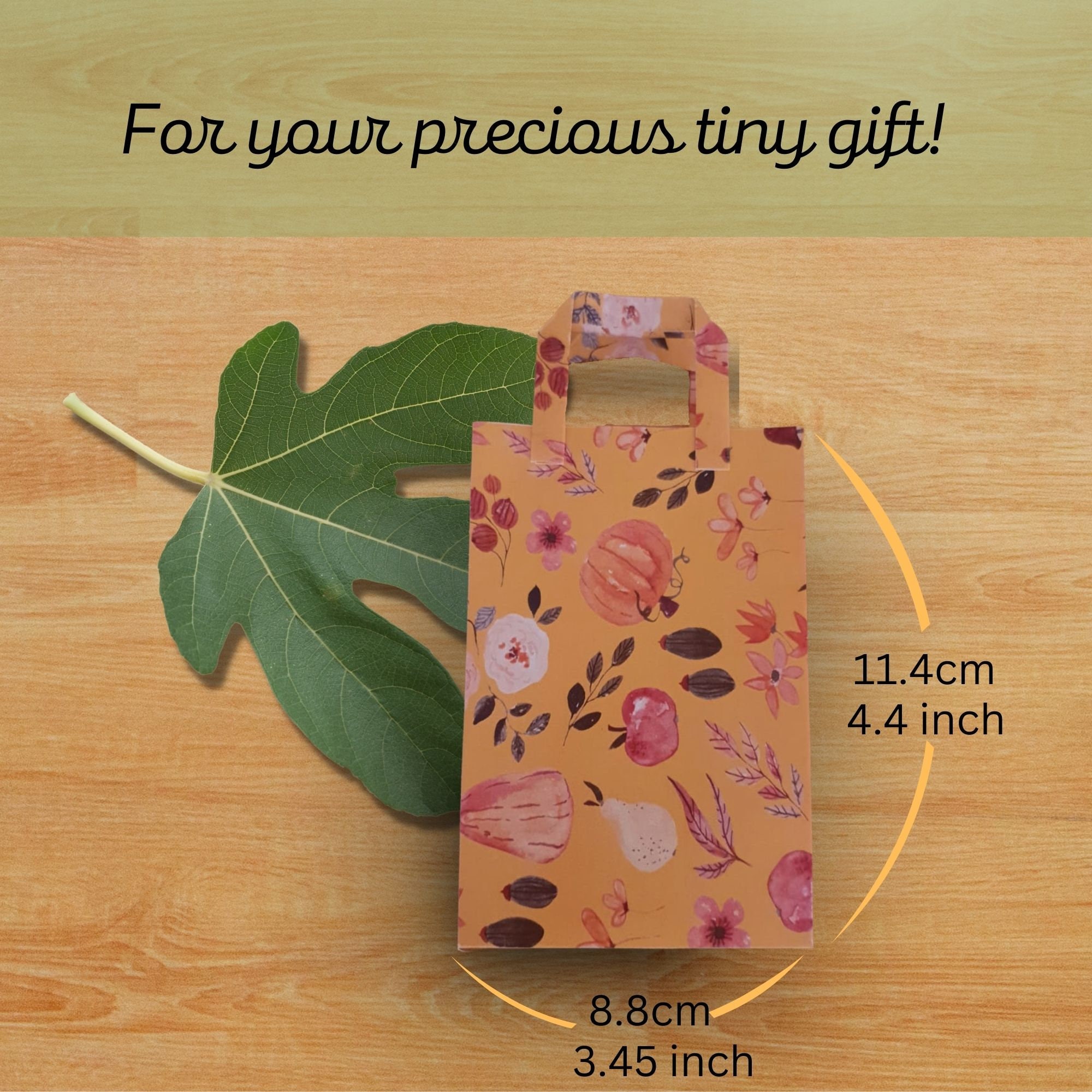 Tiny Paper Gift Bag DIY Printable for Autum Small Gift Bag - Etsy