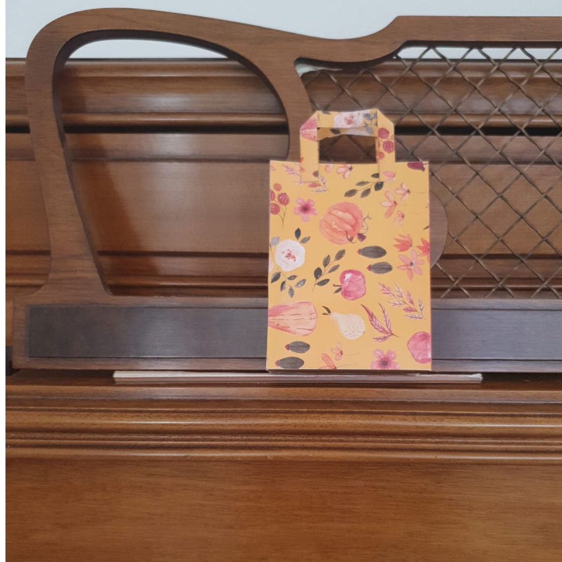 Tiny Paper Gift Bag DIY Printable for Autum Small Gift Bag - Etsy