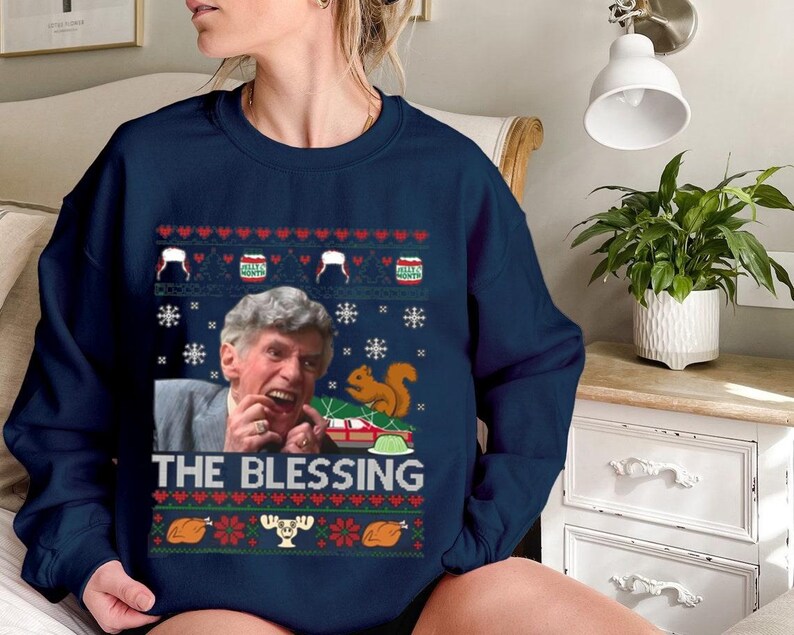 Uncle Lewis the Blessing Christmas Vacation Sweatshirt, Ugly Xmas ...