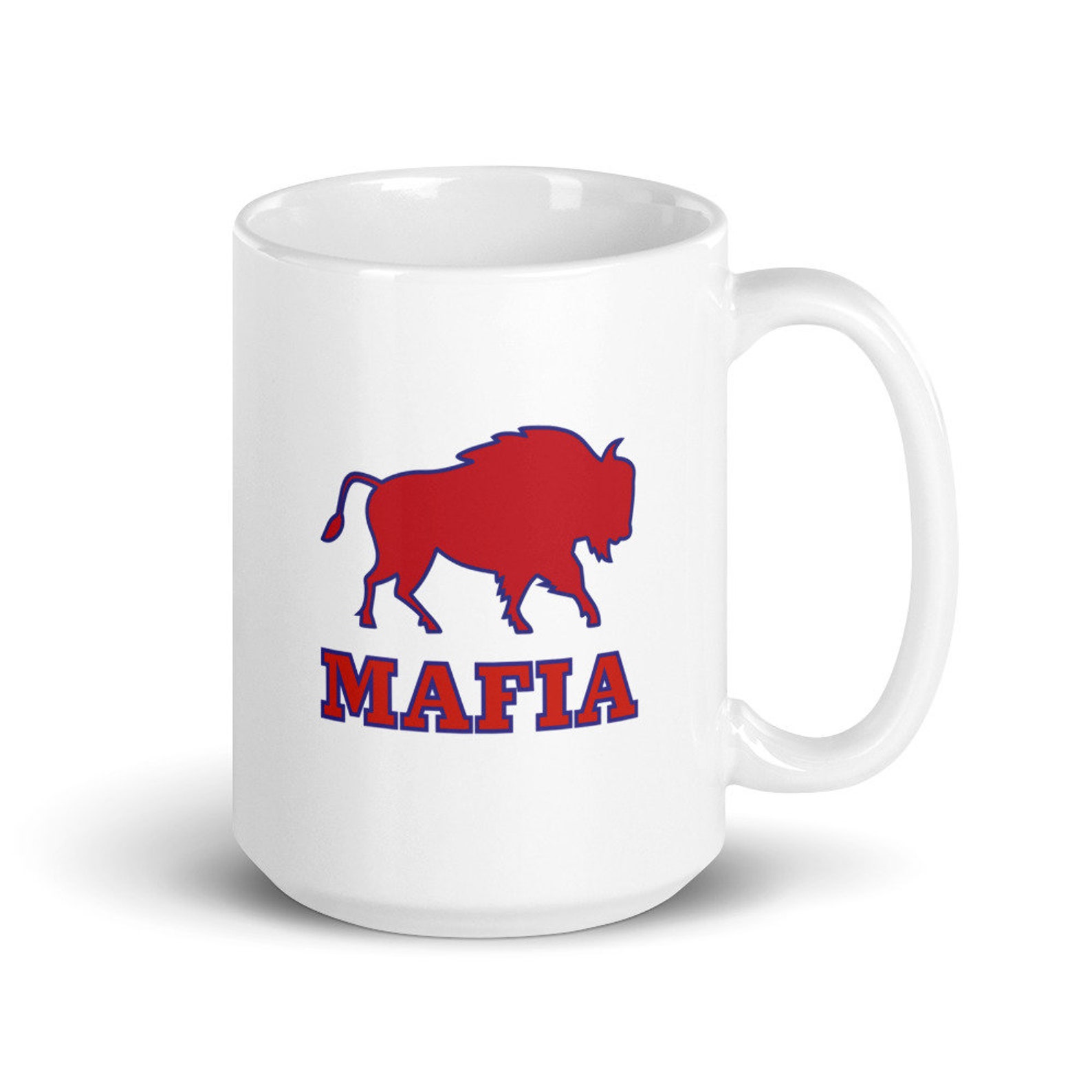Red Buffalo Mafia Mug | 716 Buffalo New York BFLO Mug, Bills 716 BUF NY ...