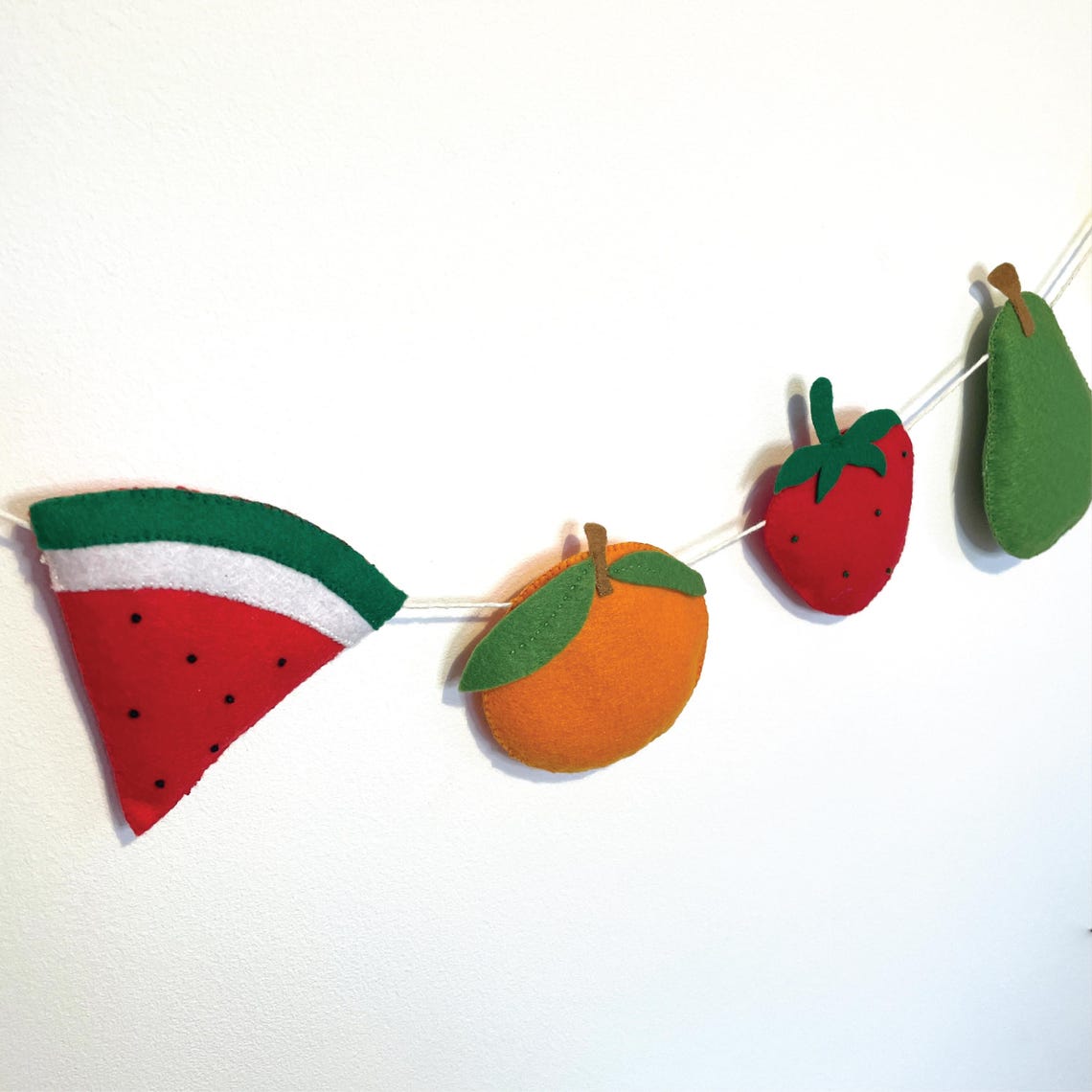 The Very Hungry Caterpillar Felt Garland for Kid’s Playroom - Colourful ...