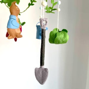 Peter Rabbit Crib Mobile - Garden Gender Neutral Hanging Decor ...