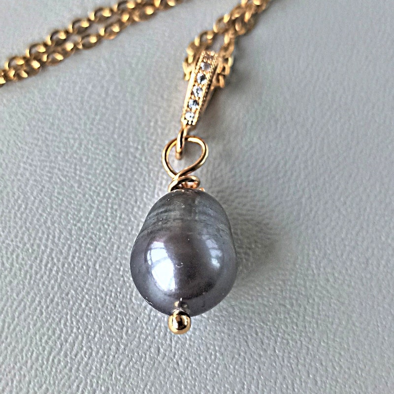 Single Pearl Pendant - Etsy
