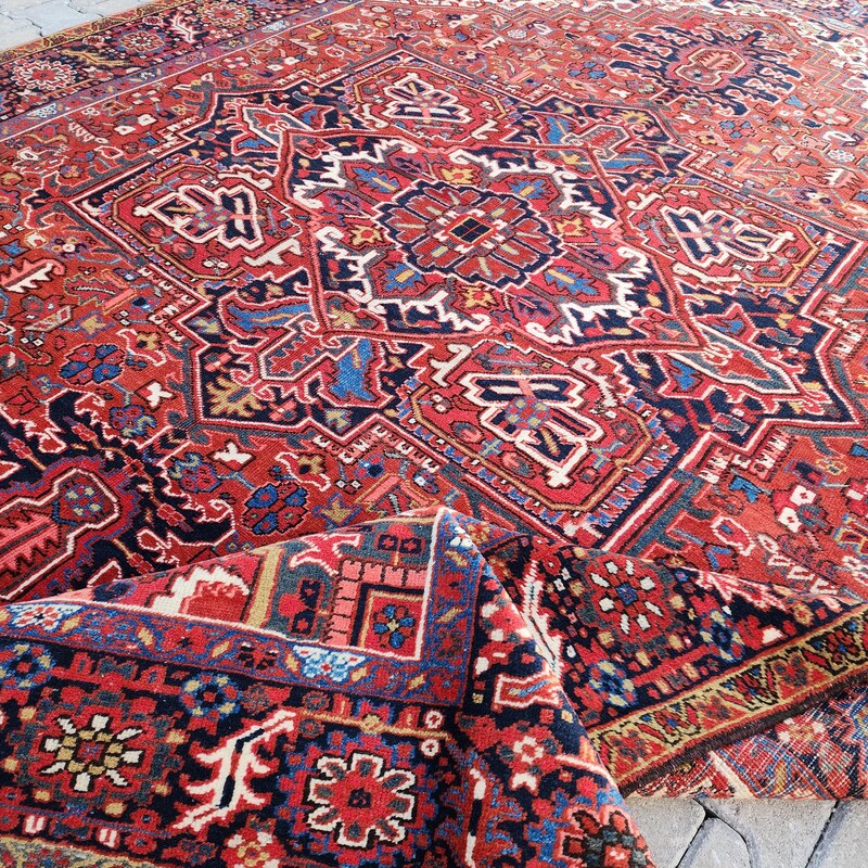 Red Persian Rug - Etsy