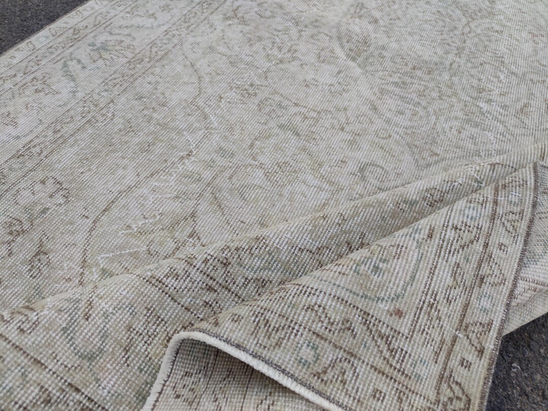 5x9 Neutral Rug, Vintage Rug Beige, Rugs for Living Room, Gift Eclectic ...