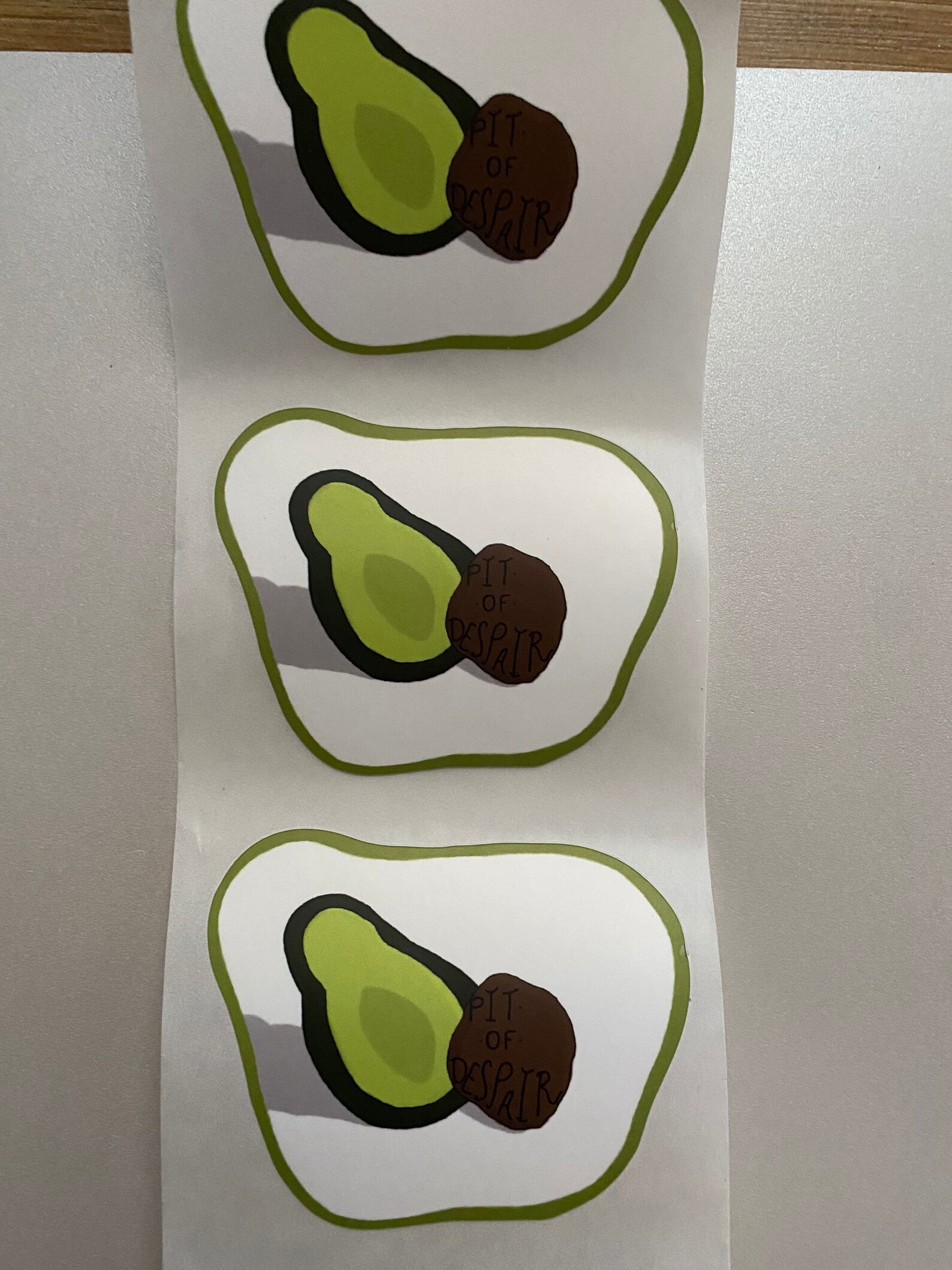 Avocado theme sticker - Etsy.de