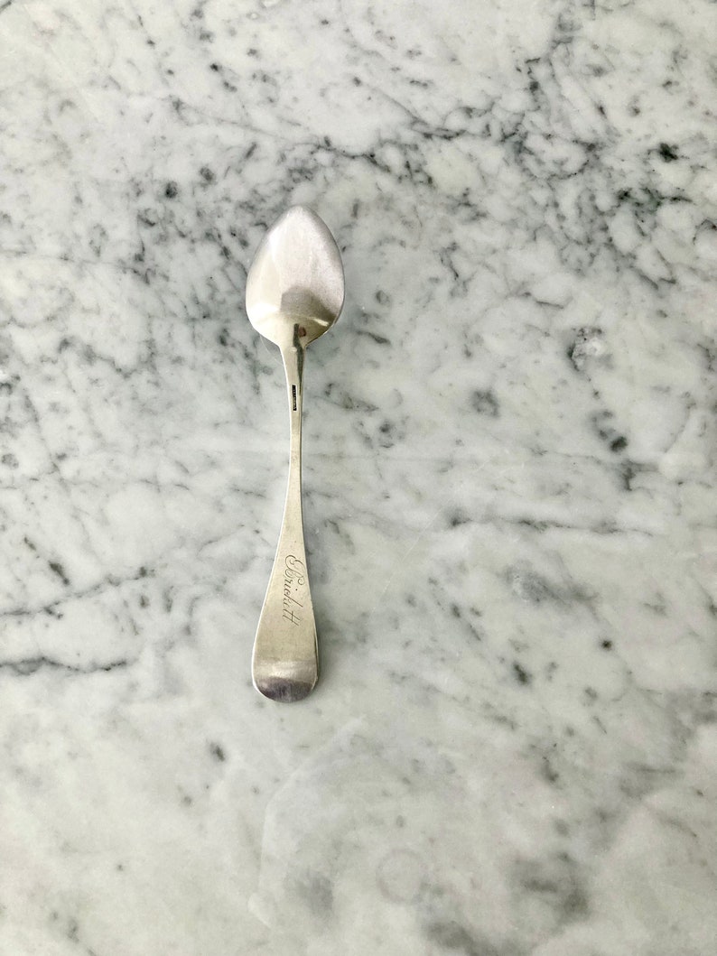 1815 George Carlton NY Silver Serving Spoon Antique Silver - Etsy