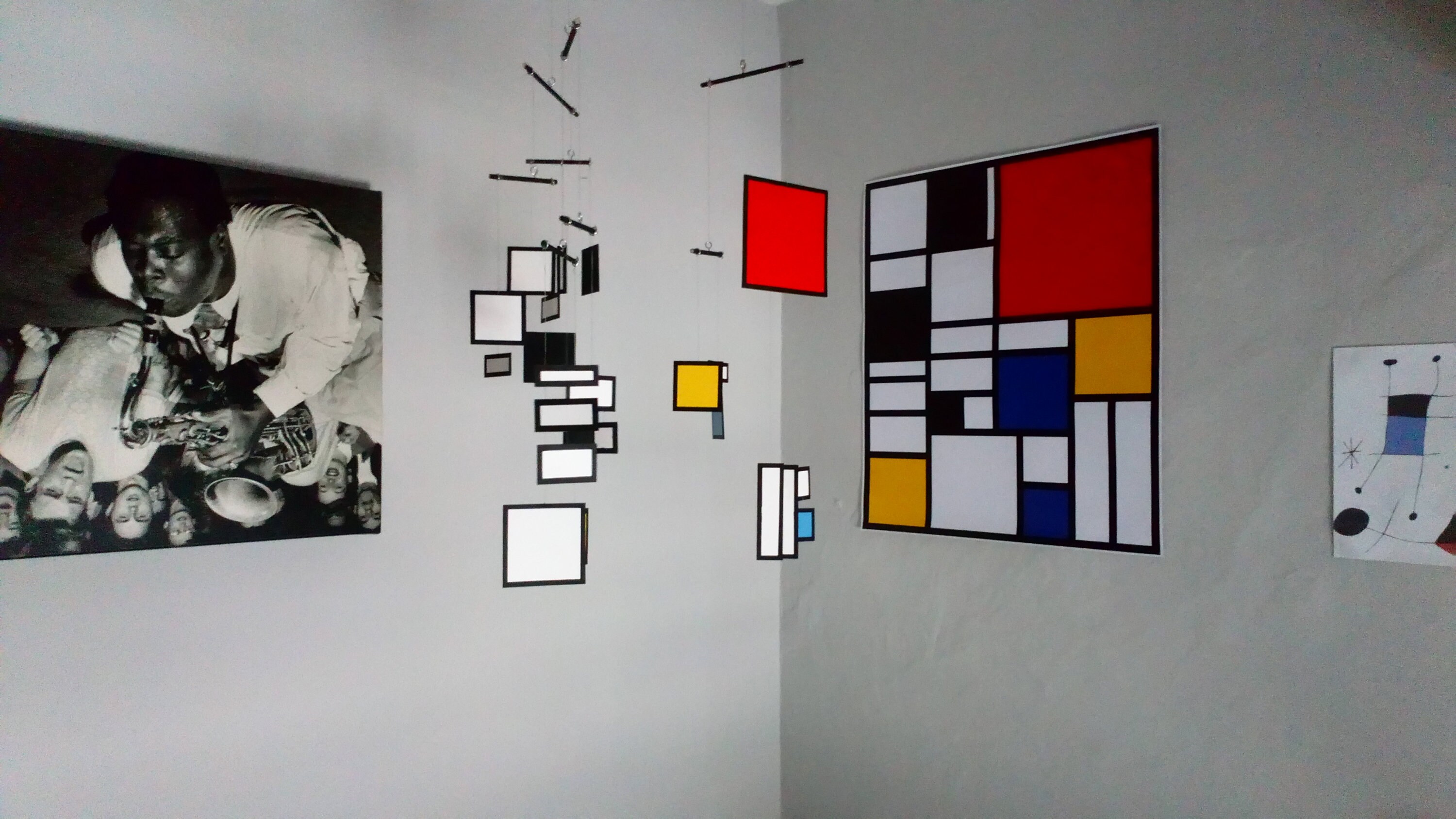 Deconstructed Artist Mobile, Mondrian - Etsy UK