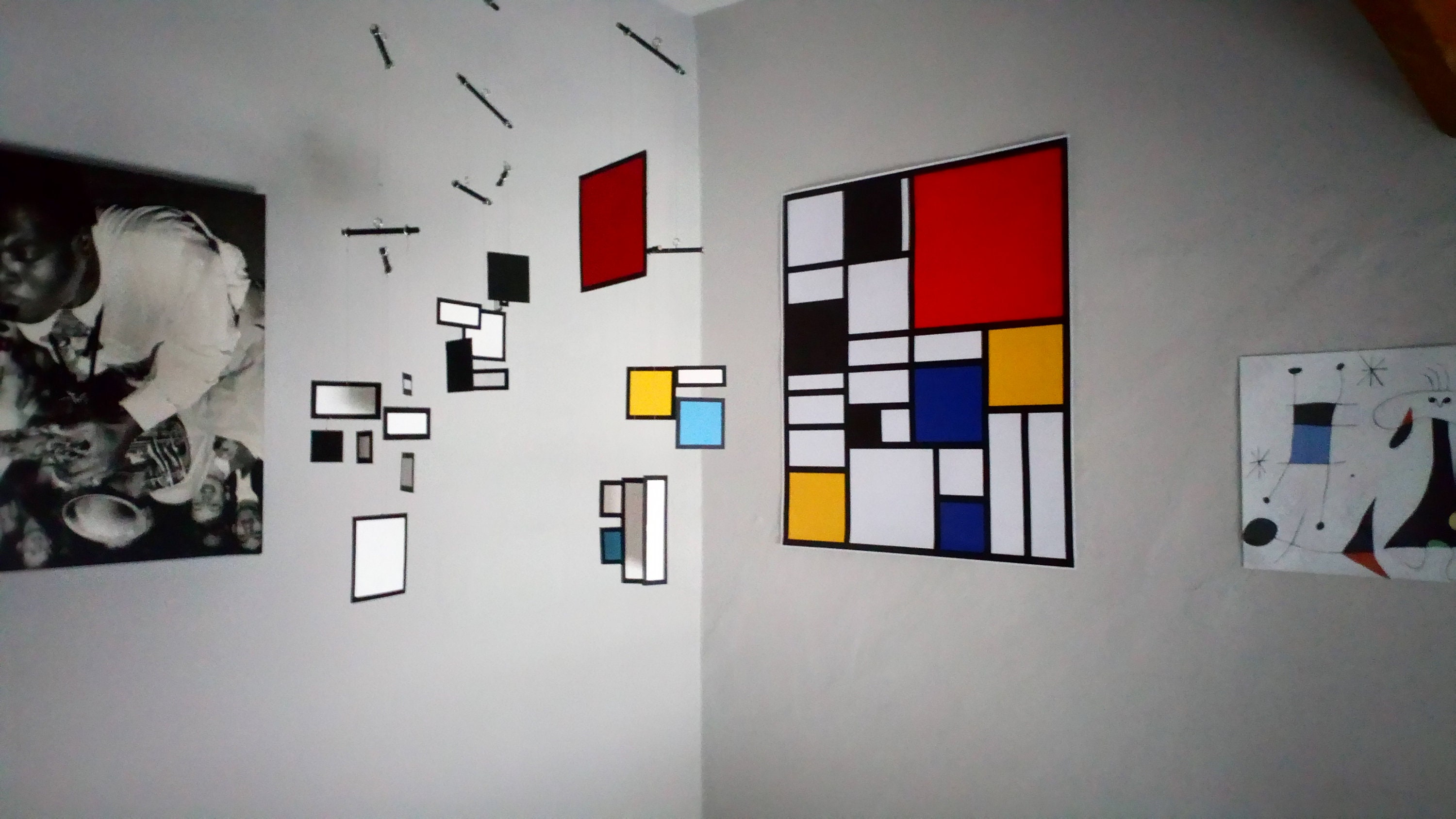 Deconstructed Artist Mobile, Mondrian - Etsy UK