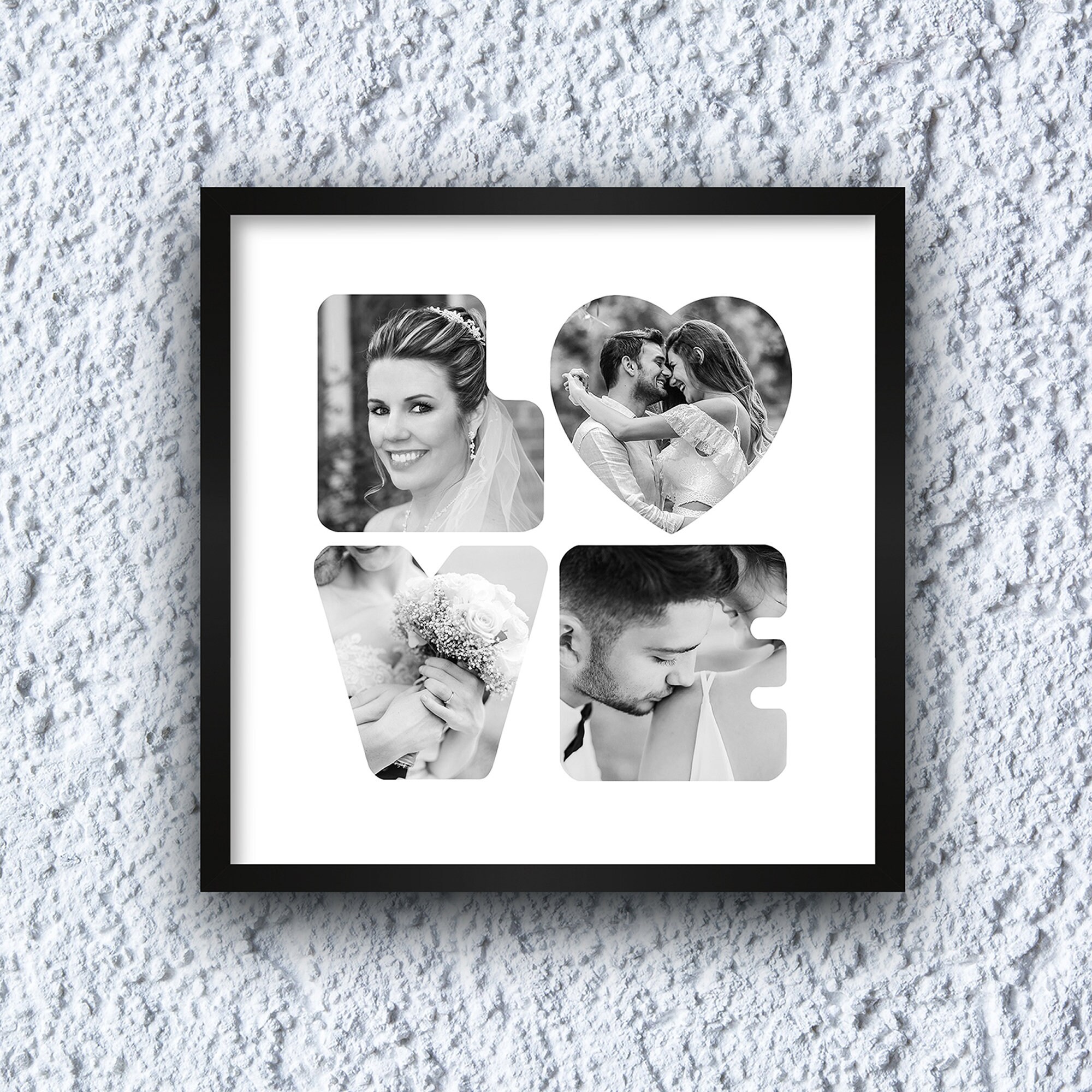 Collage de fotos de pareja, collage de fotos de amor personalizado ...