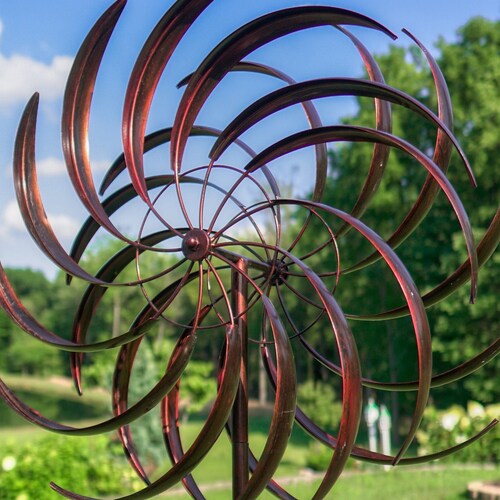 Double Infinity Wind Spinner Copper - Etsy