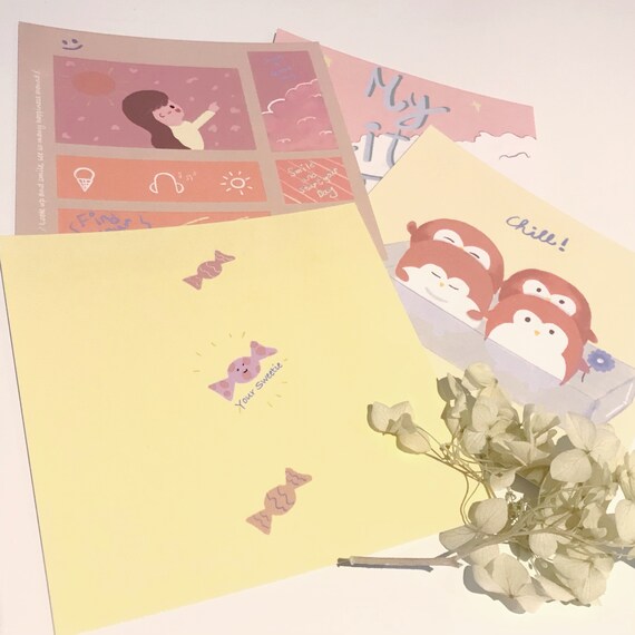 Everyday is a beautiful day Square Postcard Postcard set of | Etsy