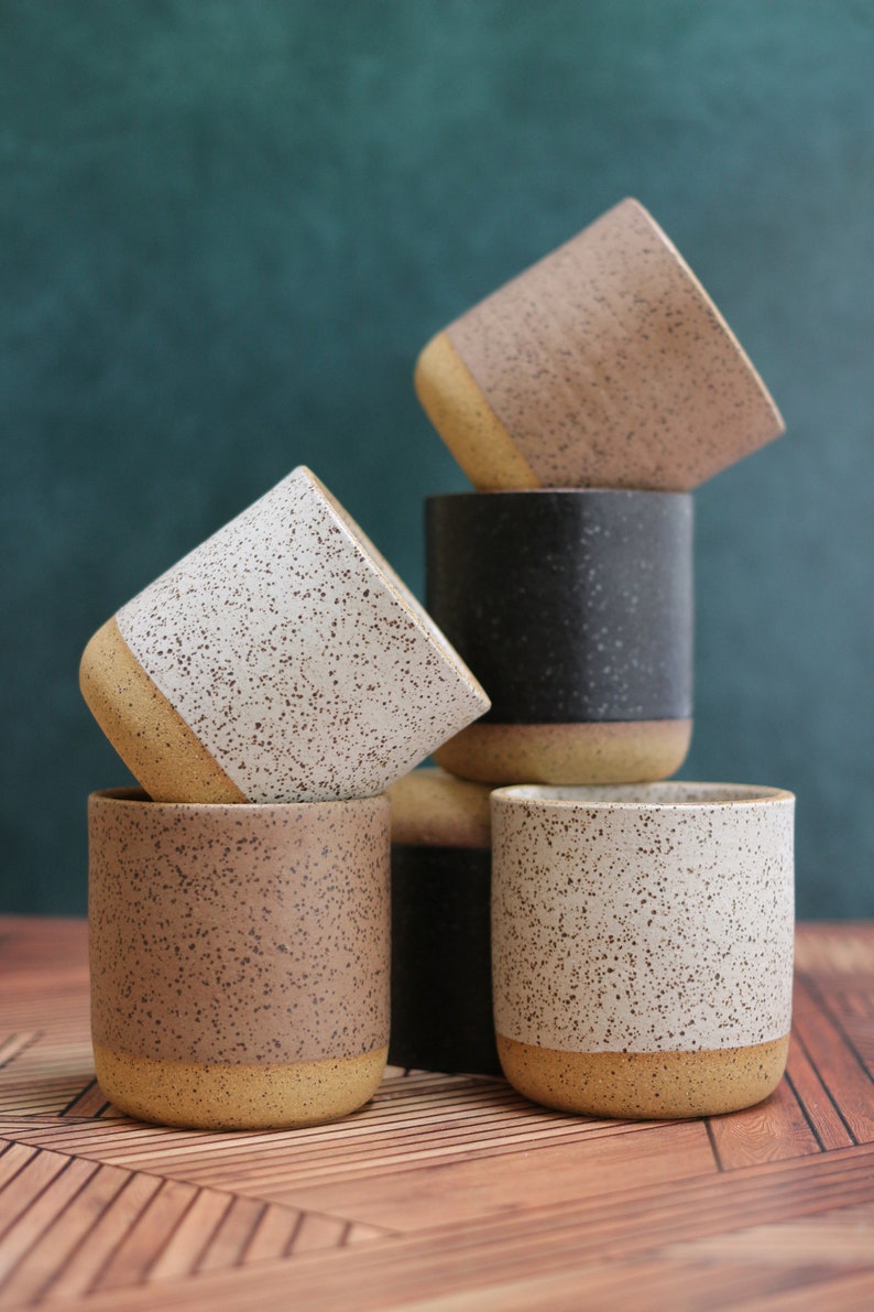 Handmade 8 Oz Matte Ceramic Tumbler - Etsy