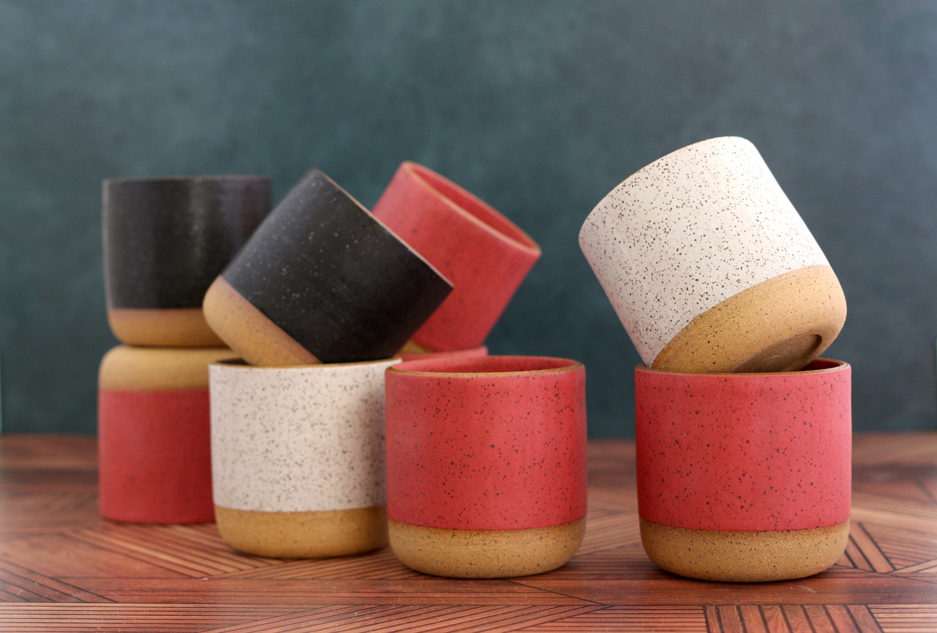 Handmade 8 Oz Matte Ceramic Tumbler | Etsy