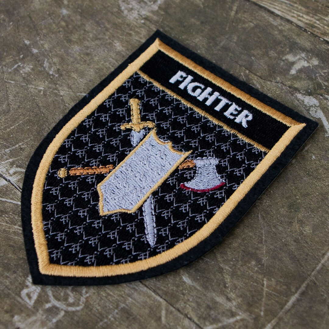 Dnd Fighter Class Patch - Etsy