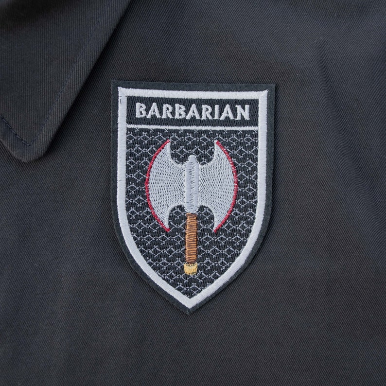 Dnd Barbarian Class Patch - Etsy