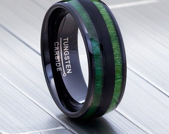 Green Wedding Ring - Etsy