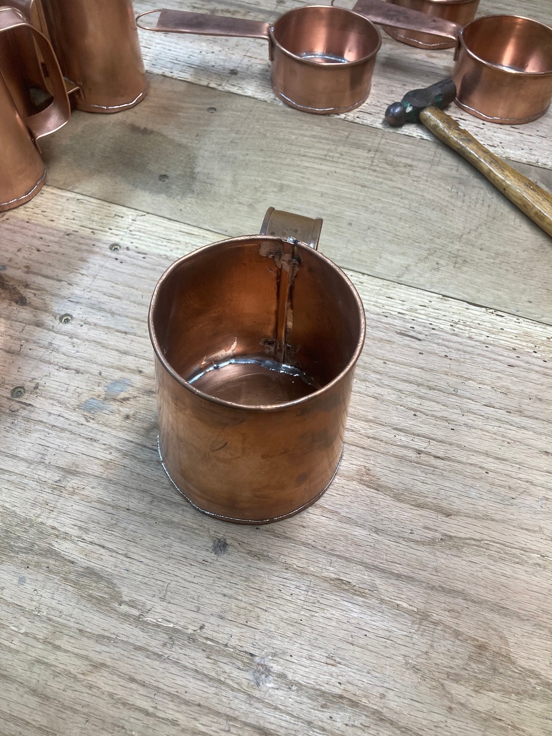 Larger Tapered Copper Cup | Handmade Copper Cup | Lead-free | Father's ...