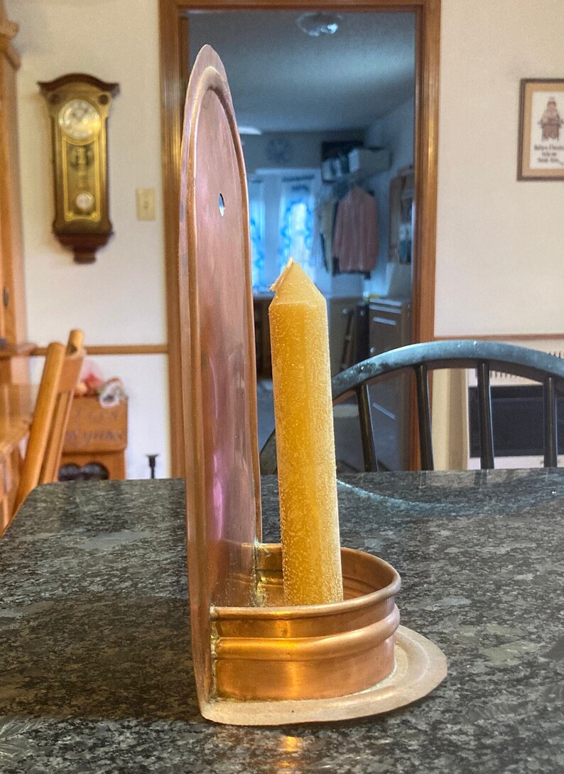 PAIR of Colonial Sconce Candle Holder Handmade Home Goods Birthday Gift ...