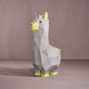 CUTE ALPACA, Lama Pdf, Llama, Papercraft, 3D, DIY - Etsy Canada