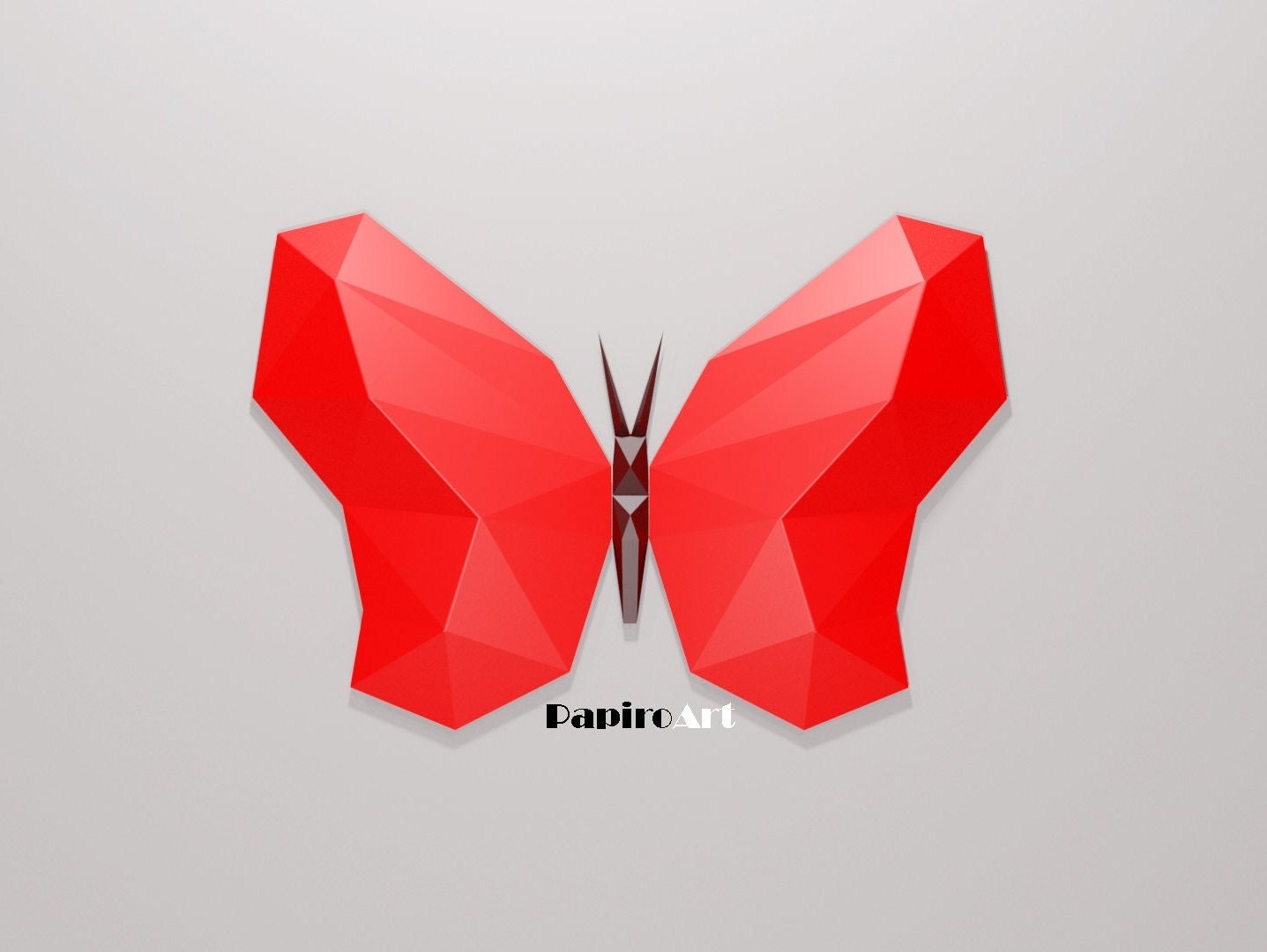 Burretfly Wall Decor Papercraft Butterfly Butterfly on the - Etsy