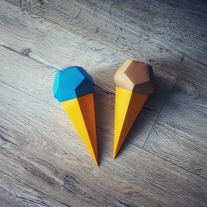 Ice Cream Papercraft - Etsy