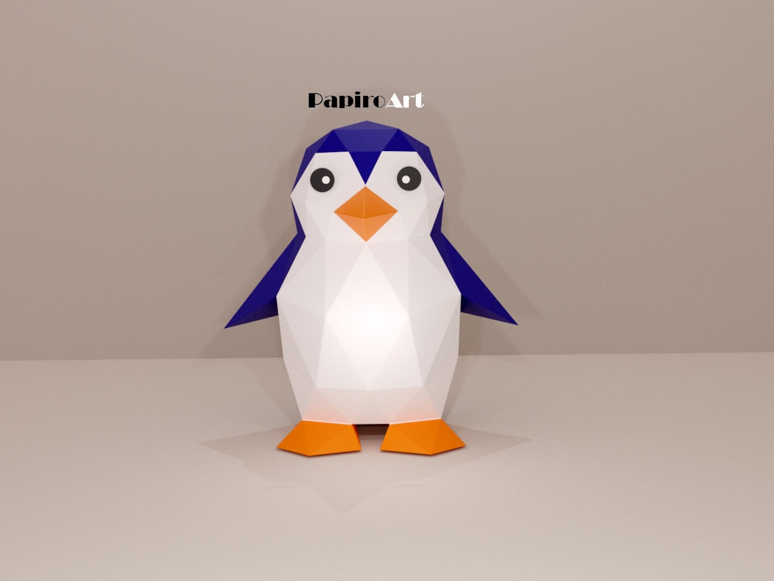CUTE Penguin Papercraft Penguin 3D Animal Home Decor DIY - Etsy