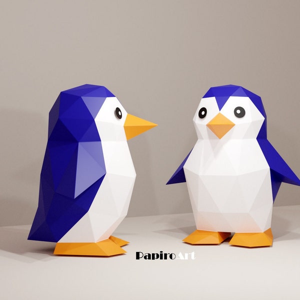 Paper Penguin - Etsy