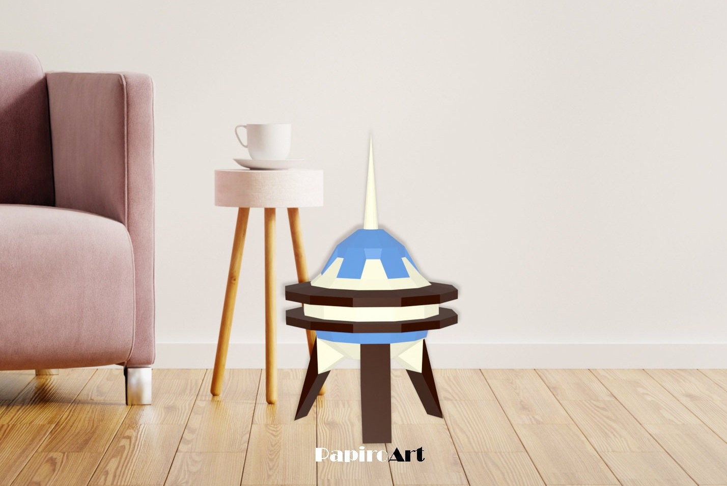 Flying Saucer Papercraft UFO 3D Fluing Saucer - Etsy