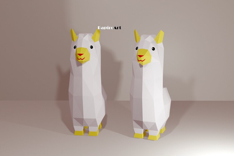 CUTE ALPACA, Lama Pdf, Llama, Papercraft, 3D, DIY - Etsy Canada