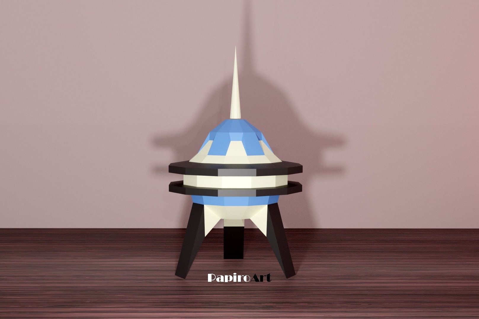 Flying Saucer Papercraft UFO 3D Fluing Saucer - Etsy